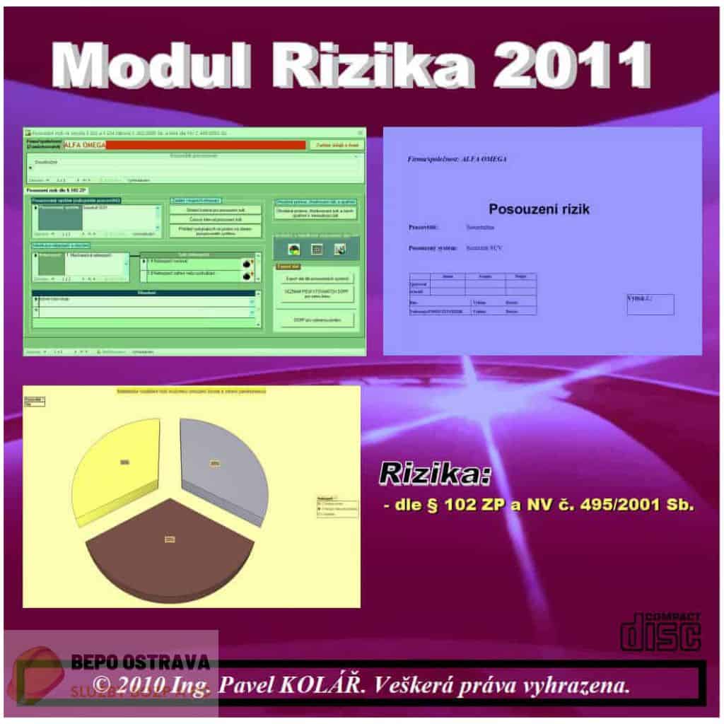 Software BOZP: MODUL Rizika 2011 OV | BEPO Ostrava